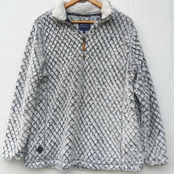 Simply Southern | Jackets & Coats | Size L Simply Southern Fuzzy Sherpa ...
